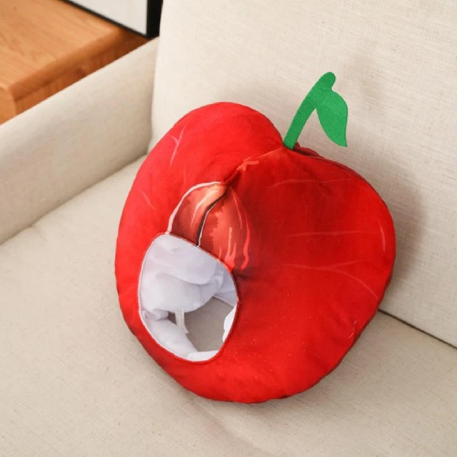 PLUSH FRUIT HEADGEAR Novelty Fancy Dress Head Cover for Cosplay Party ...