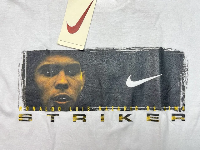 BNWT! VINTAGE RONALDO Nazario R9 Nike 90’s Tee T-Shirt Camiseta Maglia ...