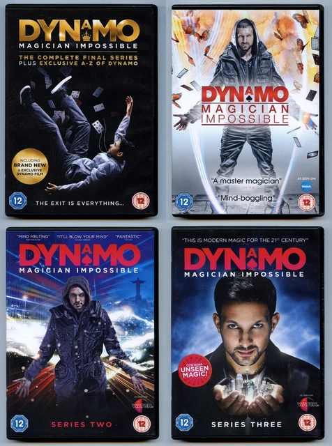 DVD COMPLETE FINAL Series and A-Z of Dynamo & Complete Series 1-3 Box ...