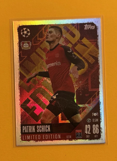 TOPPS MATCH ATTAX 2024/25 Patrick Schick Edizione Limitata Card #Le 14 ...