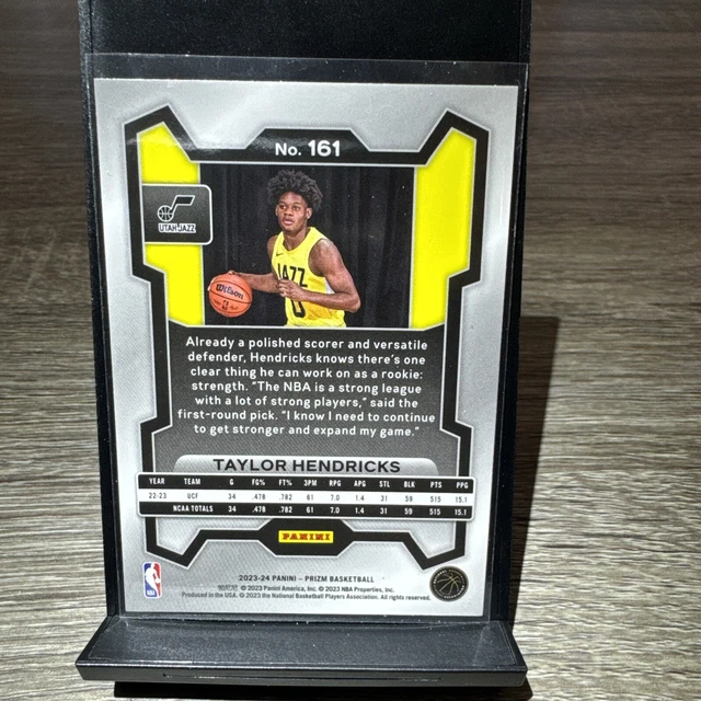 TAYLOR HENDRICKS 2023-24 Panini Prizm #161 Rookie Card Utah Jazz EUR 0 ...