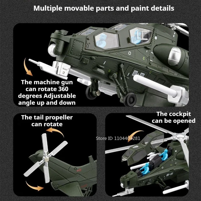 JAKESPECIAL – DETAILED 1:52 Scale Military Helicopter Model EUR 86,39 ...