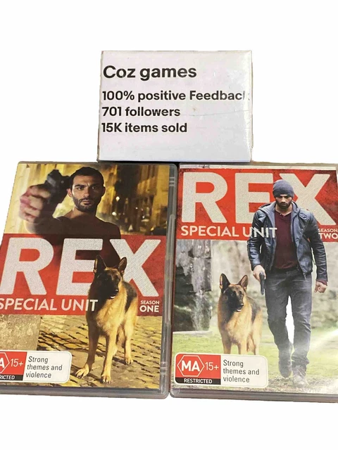 REX SPECIAL UNIT Seasons 1 + 2 DVD SET INSPECTOR REX Region 4 Series 17 ...