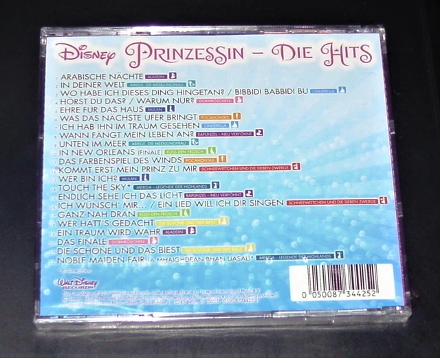 DISNEY PRINCESS THE Hits In German Language Walt Disney CD New & OVP £ ...