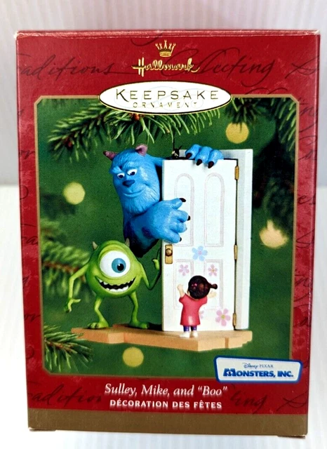 SULLEY MIKE & Boo Disney Pixar's Monsters Inc Christmas 2001 Ornament ...