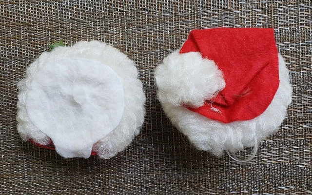 VINTAGE RUBBER FACE Santa And Mrs Claus Head Christmas Decor Versatile ...