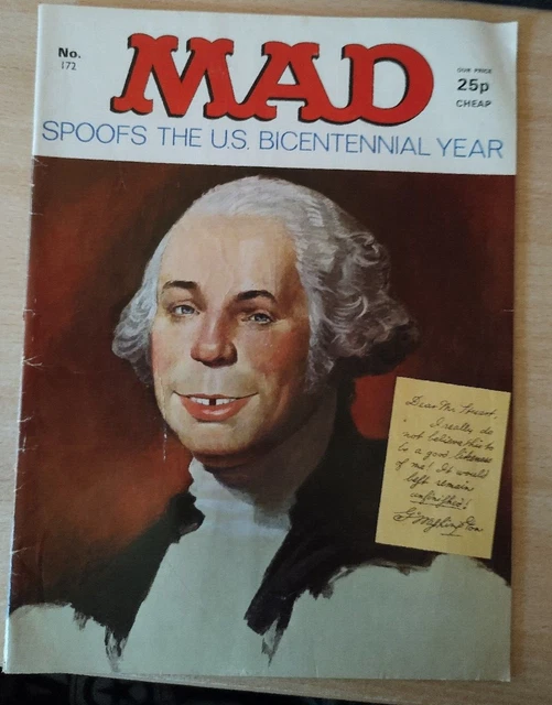 VINTAGE MAD MAGAZINE No.72 US Bicentennial Year £12.99 - PicClick UK