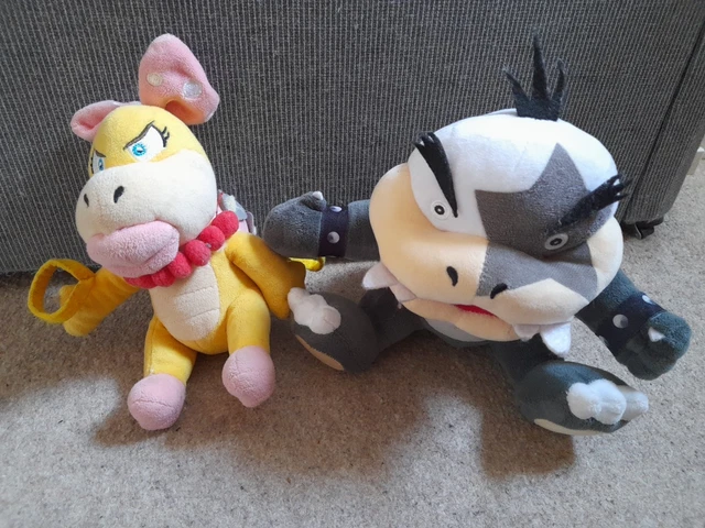 SUPER MARIO BROS. - Morton Koopa Jr. & Wendy O. Koopa Plushes £11.12 - PicClick UK