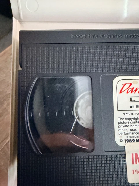 DANGEROUS LOVE - Medusa Post Cert VHS Big Box ex rental video tape £5. ...