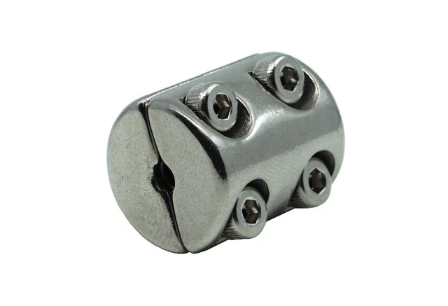 STAINLESS STEEL CLAMPING ring for wire ropes, heavy rope clamp, V4A 3/4 ...
