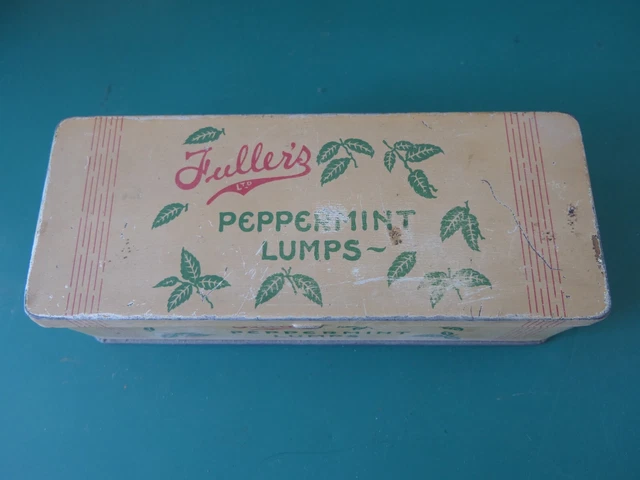 VINTAGE EMPTY TIN Fullers Peppermint Lumps £9.99 - PicClick UK