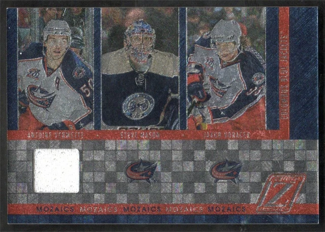 2010-11 MAILLOT PANINI Zenith Mozaics matériaux Voracek/Mason/Vermette ...