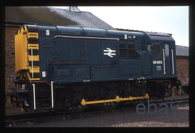 ORIGINAL 35MM slide - Class 08 Shunter - 08865 at March shed - 5.83. £3 ...
