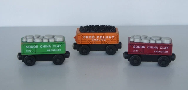 THOMAS THE TANK Engine & Friends Sodor China Clay Fred Vintage Wooden ...