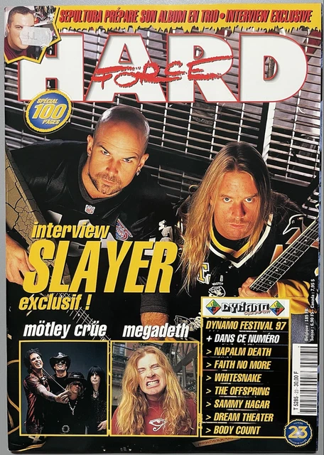 1997 - HARD Force Magazine - Slayer - #23 - Mötley Crüe,Megadeth,Dream ...