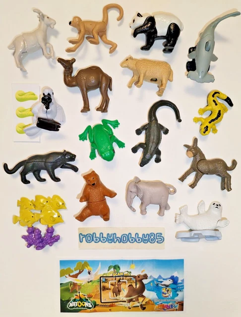 SERIE COMPLETE NATOONS (Vt184 - Vu261) Avec 16 Bpz Kinder Surprise 2023 ...