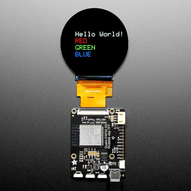 ADAFRUIT QUALIA ESP32-S3 für TTL RGB-666 Displays, Arduino ...