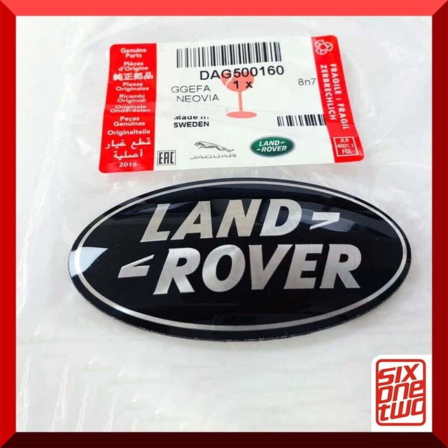 GENUINE LAND ROVER Grille Badge Black Silver Range Rover Sport L494 £25 ...