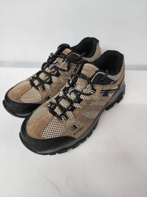 HI-TEC MEN'S RAVUS Mid Dark Taupe Hiking Boots Shoes 7.5 Mens Torn ...
