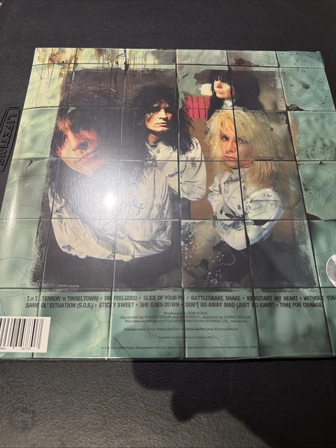 MÖTLEY CRÜE DR Feelgood 35th Ann Splatter Vinyl LP Lenticular 3D Cover ...