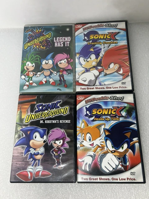 SONIC X CRACKING Knuckles Heads Up Tails Sonic Underground Dvd EUR 20 ...