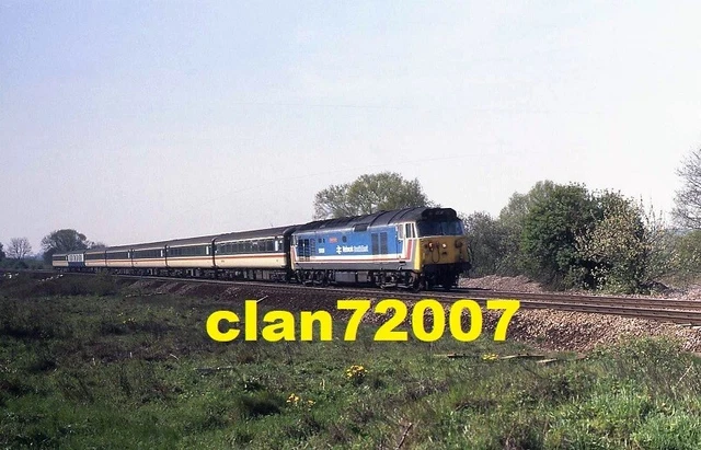 ORIGINAL RAILWAY COLOUR slide class 50 NSE at Aynho 28 April 1990 £3.99 ...