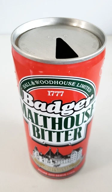 VINTAGE BADGER MALTHOUSE BITTER Beer Can Dorset Brewers England $10.00 ...