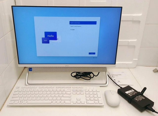 DELL INSPIRON 24& 5400 AIO PC W24C i7 11th Gen 16GB RAM 1TB HDD 256GB ...