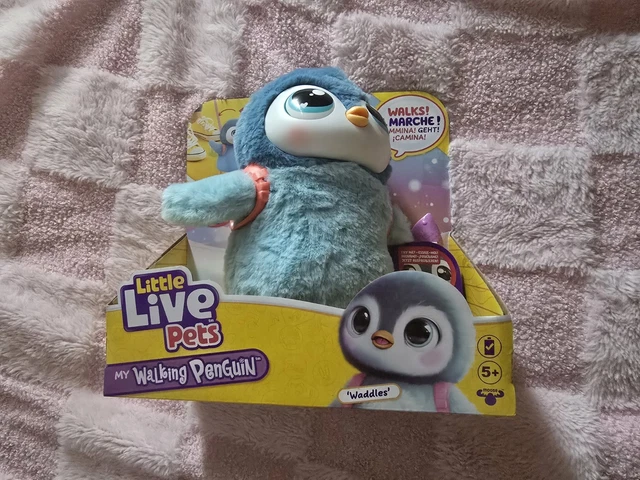 LITTLE LIVE PETS My Walking Penguin - Waddles Soft and Cuddly ...
