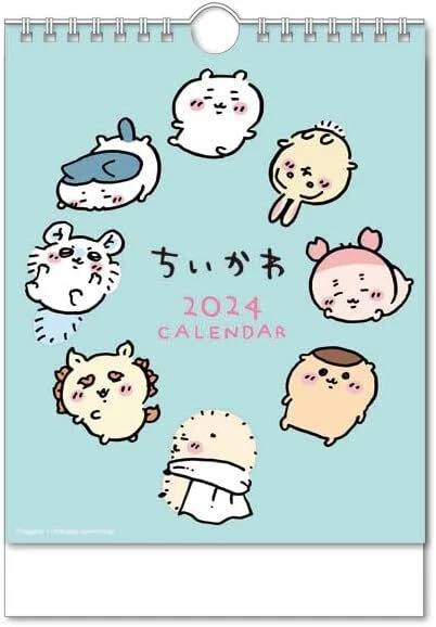 ENSKY CHIKAWA CL-074 2024 Desktop Calendario Muro Desktop Japan EUR 66,36 - PicClick IT
