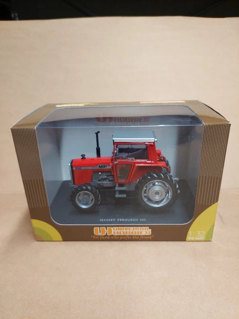 UNIVERSAL HOBBIES FARM Toys Massey Ferguson 590 4Wd Tractor 1/32 Scale ...