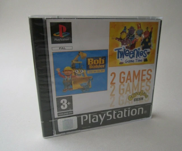 PLAYSTATION PS1 SEALED Bob The Builder / Tweenies 2 Games £29.99 ...