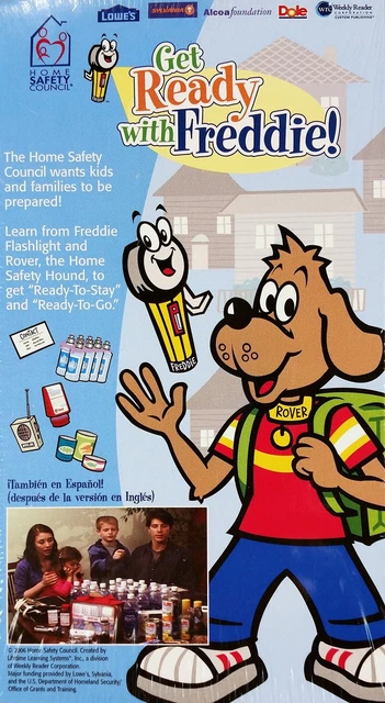 GET READY WITH Freddie VHS Tape Vintage Home Safety Council Video New ...