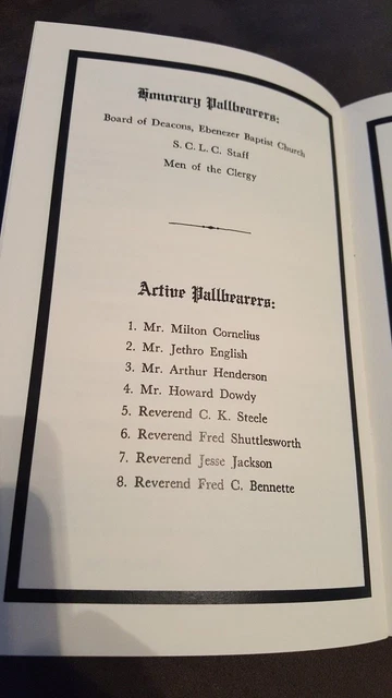 DR. MARTIN LUTHER KING JR OBITUARY FUNERAL 3 Lot Set $69.41 - PicClick CA