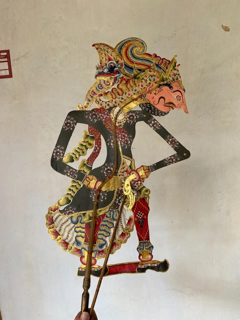WAYANG KULIT JAVANESE Indonesia Shadow Puppet : Bisma £249.30 - PicClick UK