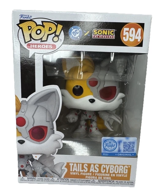 FUNKO POP! TAILS as Cyborg 594 Target Exclusive Sonic The Hedgehog DC ...