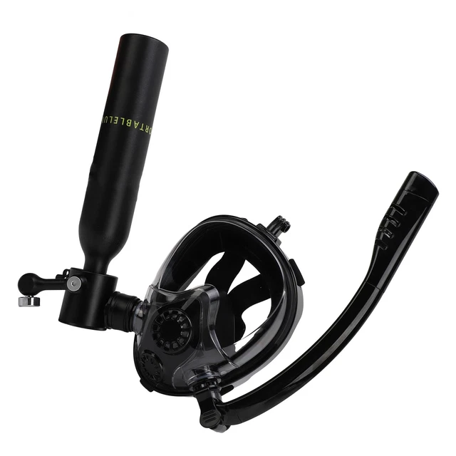 DIVING BREATHING SYSTEM 0.5L Oxygen Cylinder Full Face Cover Dive Tank ...