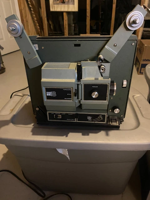 VINTAGE SEARS SUPER 8 Movie Projector model 584.92620 8mm Movie Broken ...