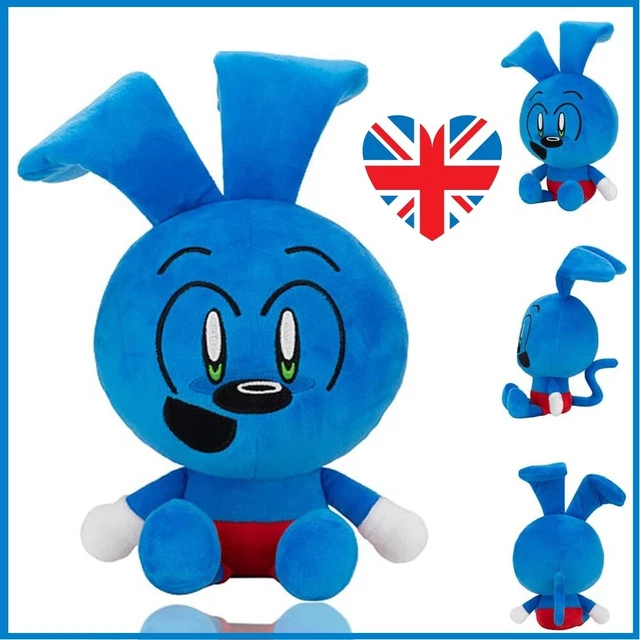 RIGGY PLUSH DOLL Rabbit Monkey Riggy the Runkey Cute Blue Bunny Doll ...