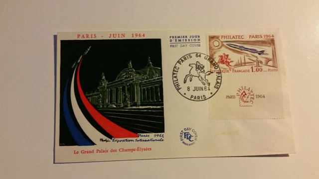 RARE FRANCE 1964 N° 1422 Paris Philatec Premier Jour Cote 2021: 30 € EUR 5,00 - PicClick FR