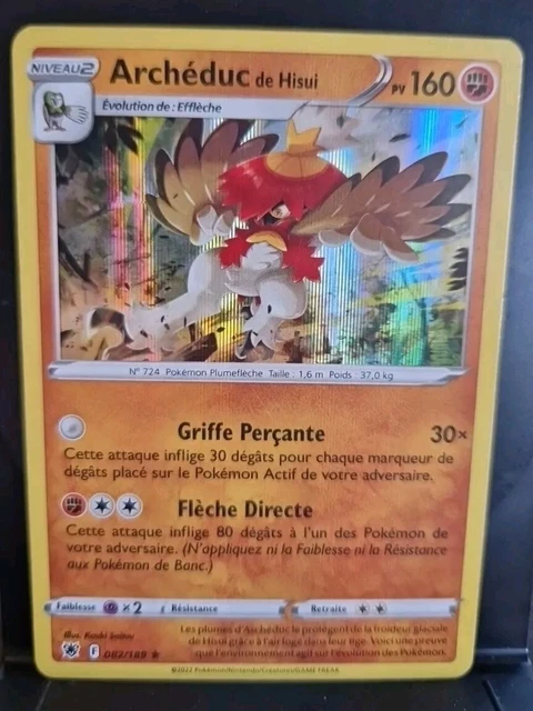 CARTE POKEMON - Archéduc De Hisui - 082/189 - Holo EUR 2,00 - PicClick FR