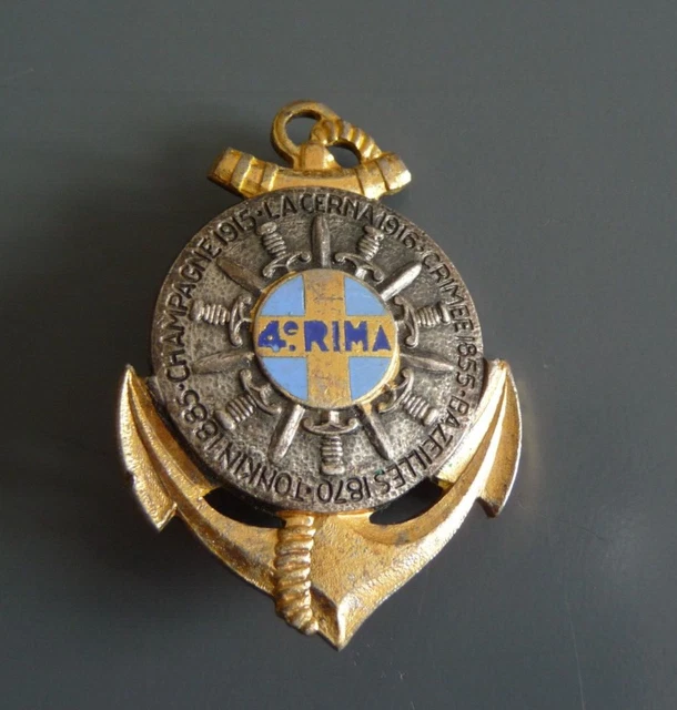 ORIGINAL MILITARY INSIGNIA 4Th Marine Infantry Regiment / Andor Tbe £4. ...
