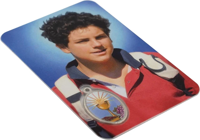 BLESSED CARLO ACUTIS | Patron Saint of the Internet | Plastic Holy Card ...