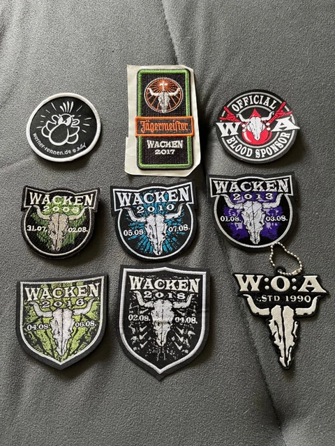 WACKEN AUFNÄHER / Patches RAR inkl. Jägermeister Patch 2017 EUR 109,00 ...