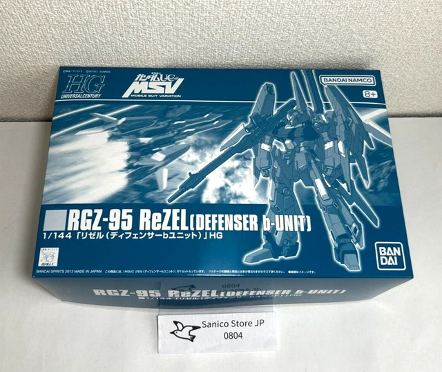 BANDAI HG 1/144 ReZEL (Defenser b-Unit) RGZ-95 Gundam UC MSV color ...