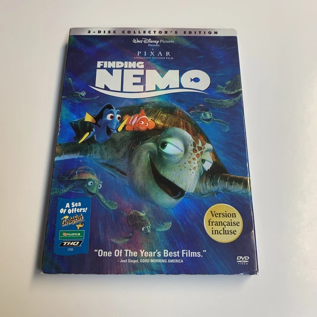 FINDING NEMO (DVD, 2003, Widescreen, Full Frame, 2-Disc Collector's ...