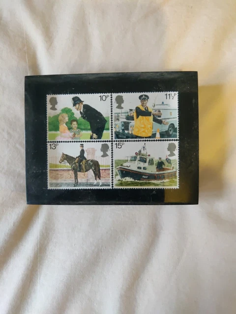 ROYAL MAIL PAPERWEIGHT with Police Stamp Set Limited Edition £16.13 ...