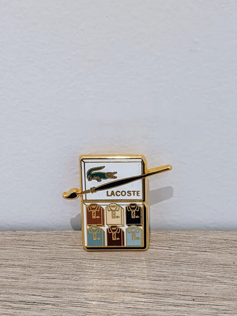 PIN'S PALETTE LACOSTE Roland Garos signé Arthus Bertrand Paris EUR 50,00 - PicClick FR