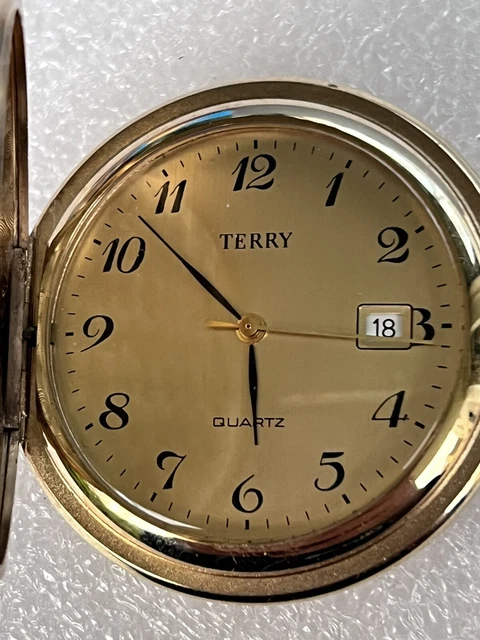TERRY TASCHENUHR POCKET WATCH Läuft 6-24 EUR 59,00 - PicClick DE