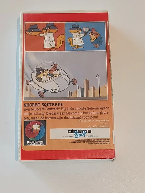 VHS VIDEO CASSETTE / Hanna Barbera - Secret Squirrel - 'N Superslimme ...